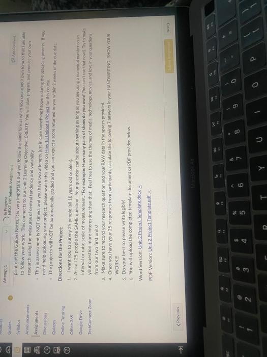 Solved Unit 2 Project Template Your Research Question: | Chegg.com