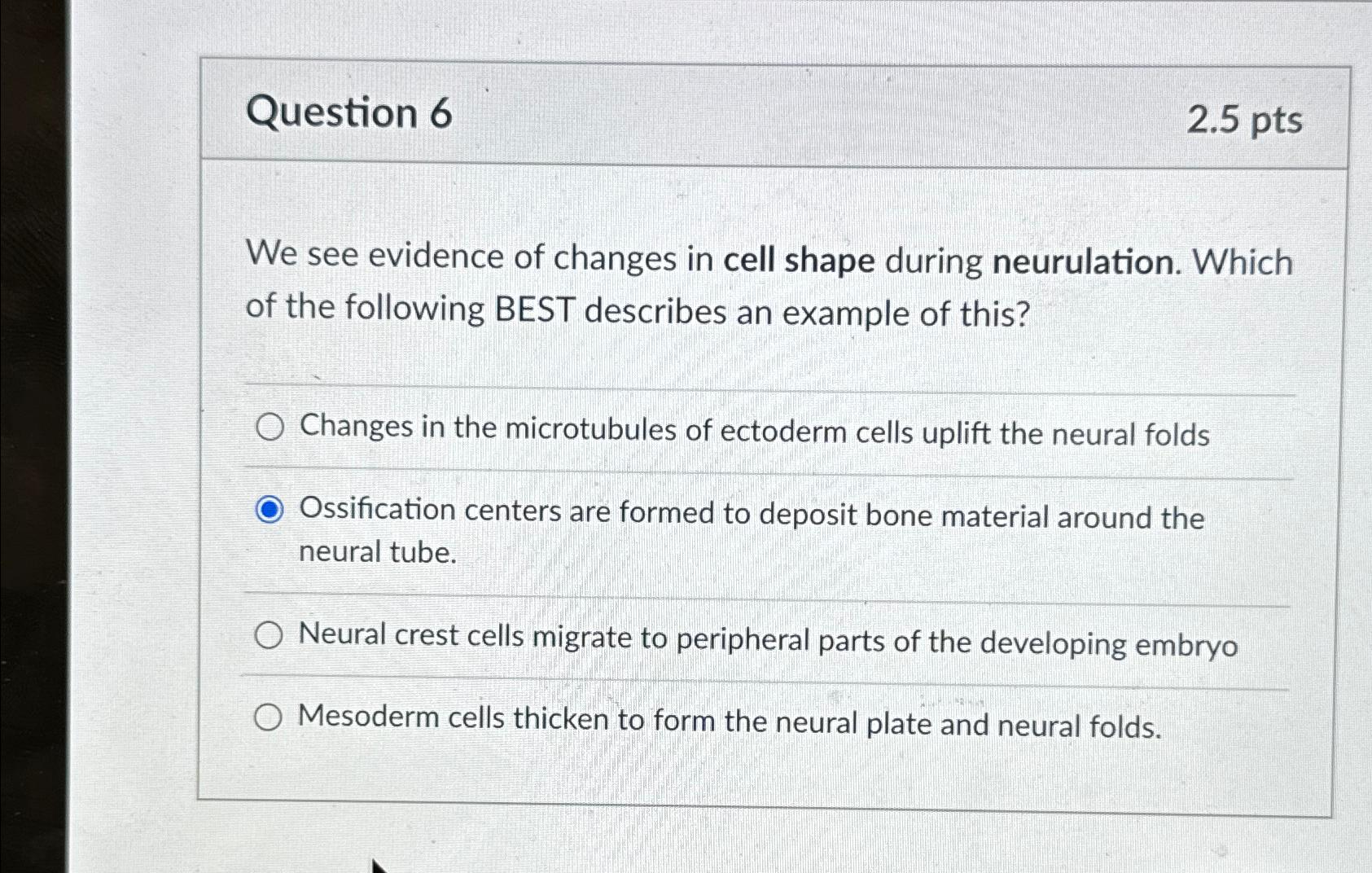 Solved Question 62.5ptsWe see evidence of changes in cell | Chegg.com