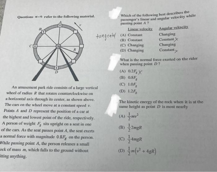 Solved Questions is -1 refer to the following material. | Chegg.com