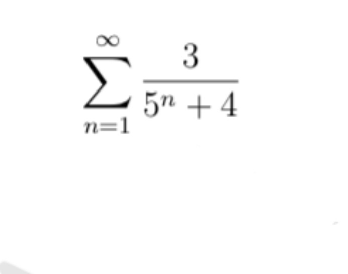 Solved Use Direct Comparison Test Or Limit Comparison Test