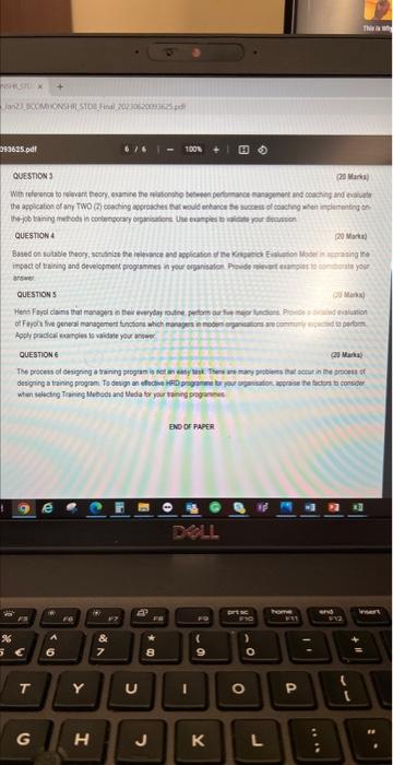 Quesnco 3 (20 Hark) QuESTION 4 (2) Natal) argaver | Chegg.com