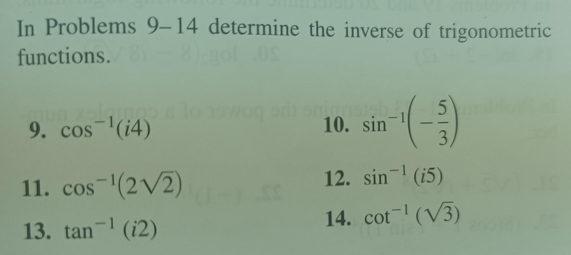Solved Problem12,In Problems 9-14 ﻿determine the inverse of | Chegg.com