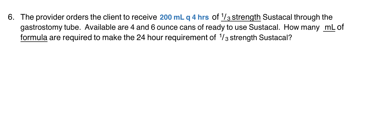Solved How to solve The provider orders the client to | Chegg.com