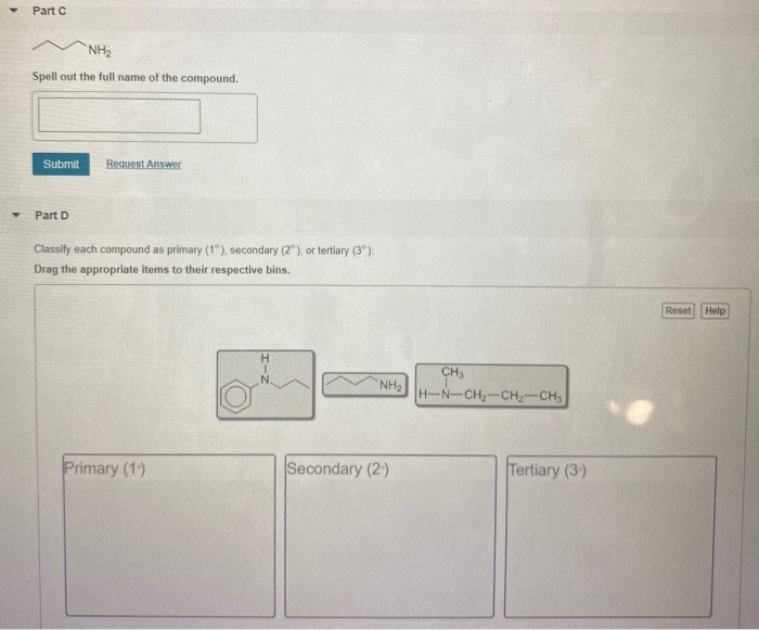 Solved Write the common name for each of the following Part | Chegg.com