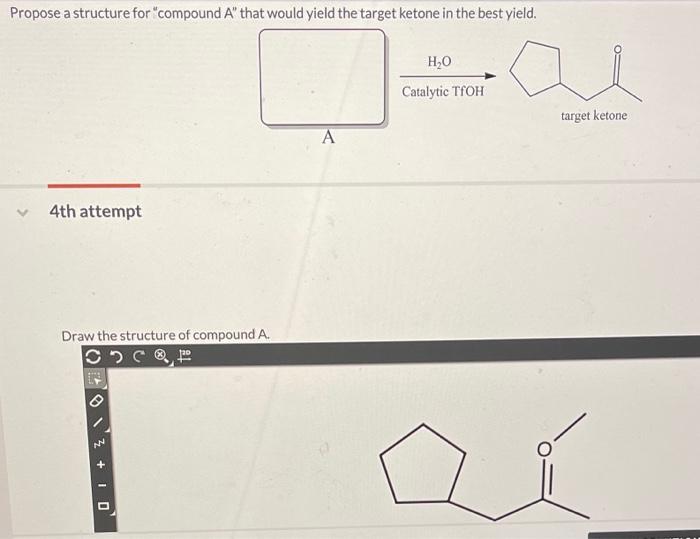 Solved Propose a structure for "compound A" that would yield | Chegg.com
