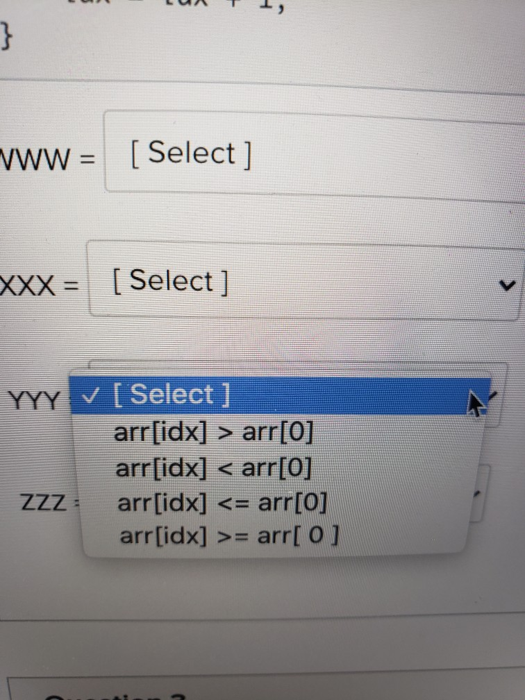 Solved Replace WWW, XXX, YYY and ZZZ in the code below to | Chegg.com