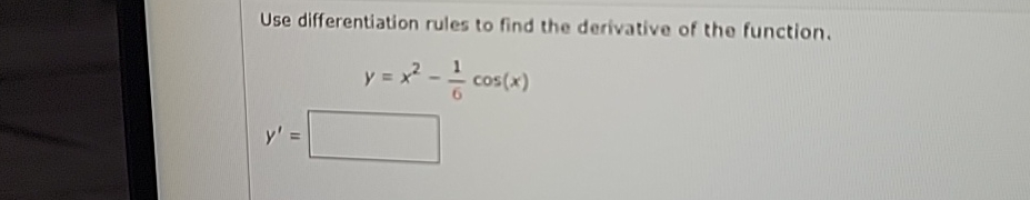 Solved Use differentiation rules to find the derivative of | Chegg.com