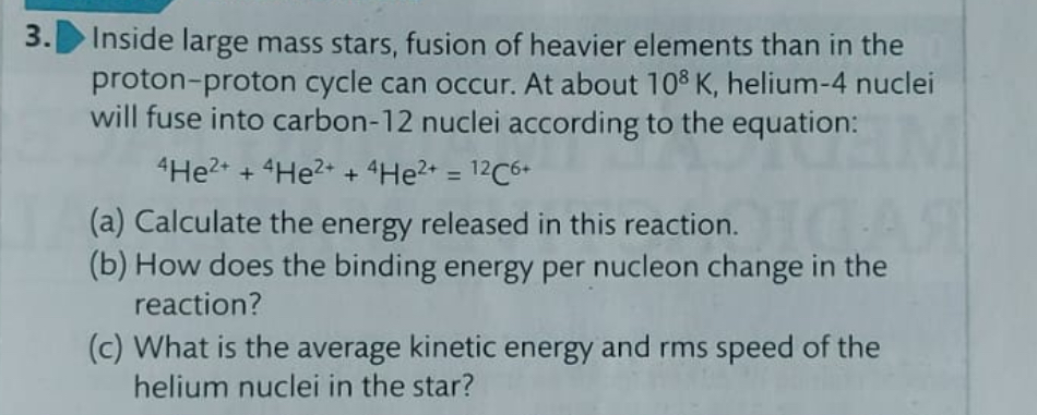 Solved Inside large mass stars, fusion of heavier elements | Chegg.com