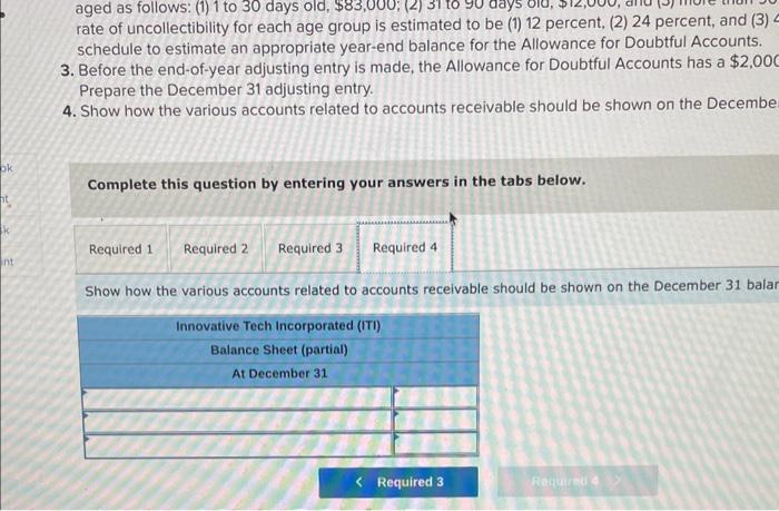 Solved E8-8 (Algo) Recording and Reporting Allowance for | Chegg.com