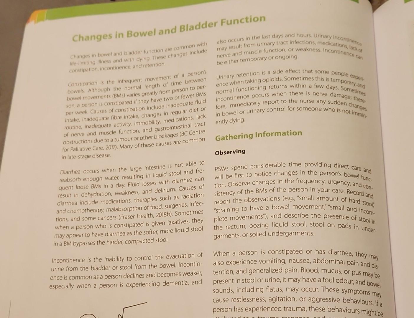 Solved 18. Use pages 102 to 104 of the text to complete the | Chegg.com