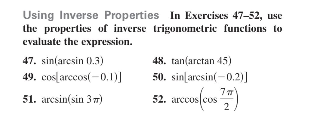 Solved Questions 48-52 ﻿evens only please!Using Inverse | Chegg.com