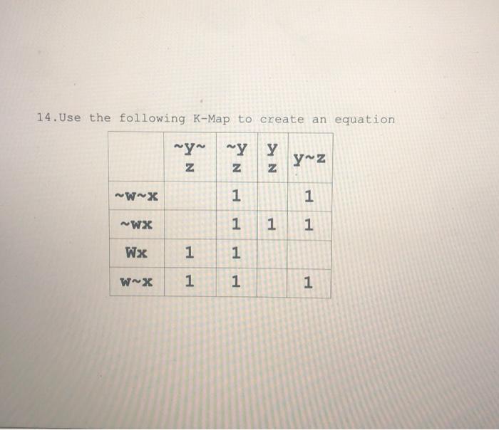 Solved 11. Using the following truth table, write the | Chegg.com