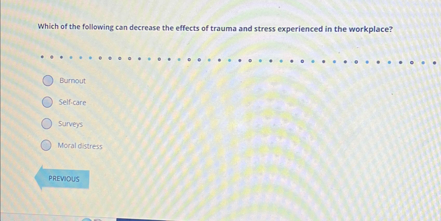 Solved Which of the following can decrease the effects of | Chegg.com