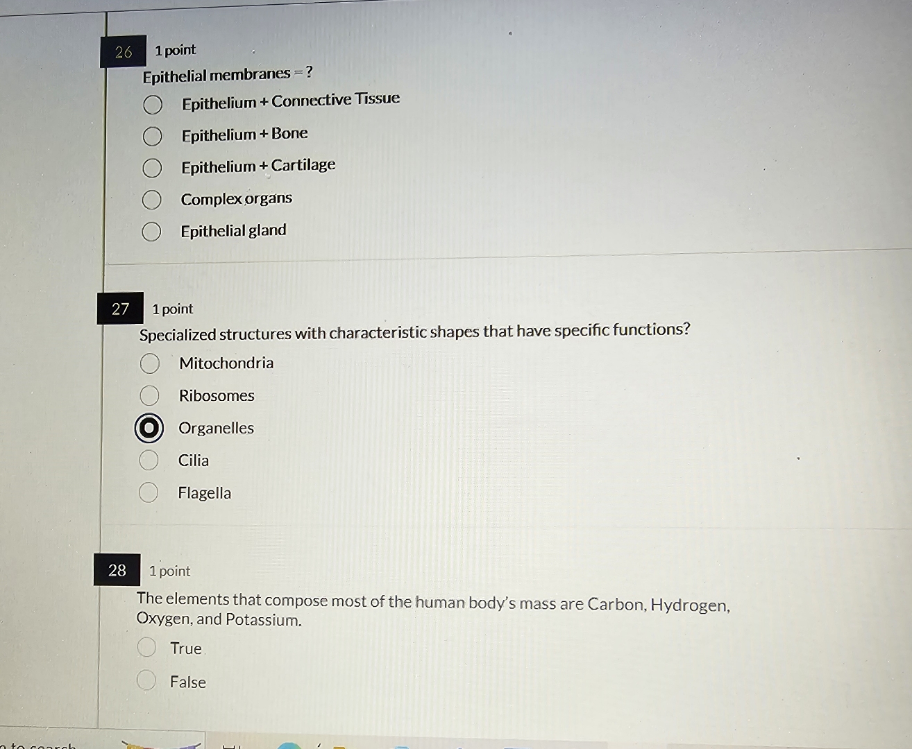 Solved Epithelial membranes = ?Epithelium + ﻿Connective | Chegg.com