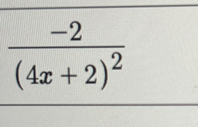 Solved -2(4x+2)2 , ﻿simplify | Chegg.com
