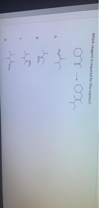 Solved Which reagent is required for this reaction? Or-ox A | Chegg.com
