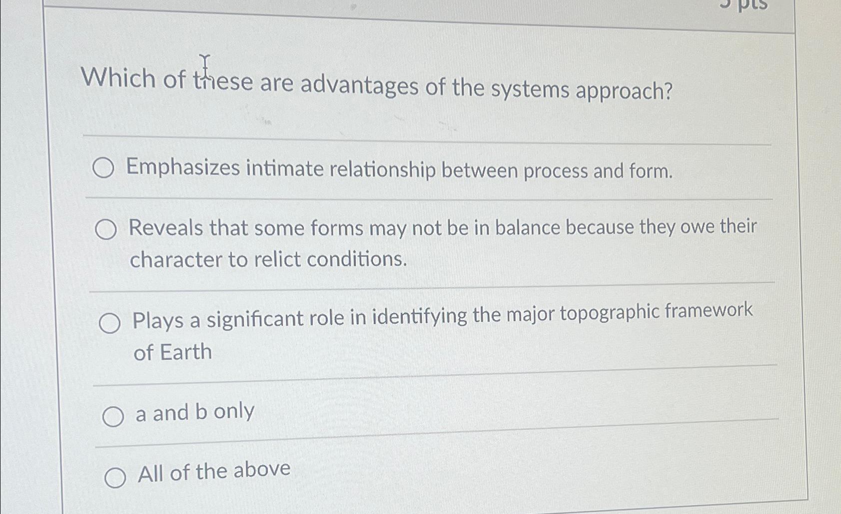 Solved Which of these are advantages of the systems | Chegg.com