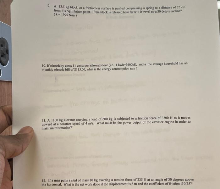 Solved 10. ﻿If electricity costs 11 ﻿cents per kilowatt-hour | Chegg.com