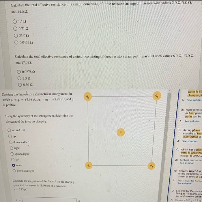 Solved Calculate the total effective resistance of a circuit | Chegg.com