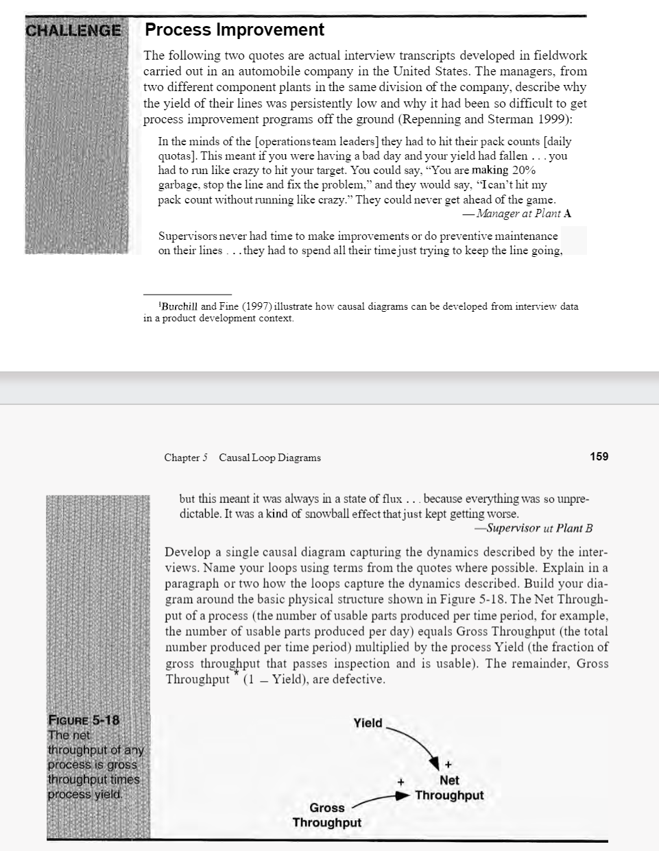 Solved CHALLENGE Process ImprovementThe following two quotes | Chegg.com