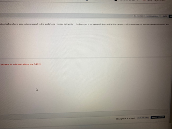 Solved ES 3 Problem 6-08A al-a2 (Part Level Submission) | Chegg.com
