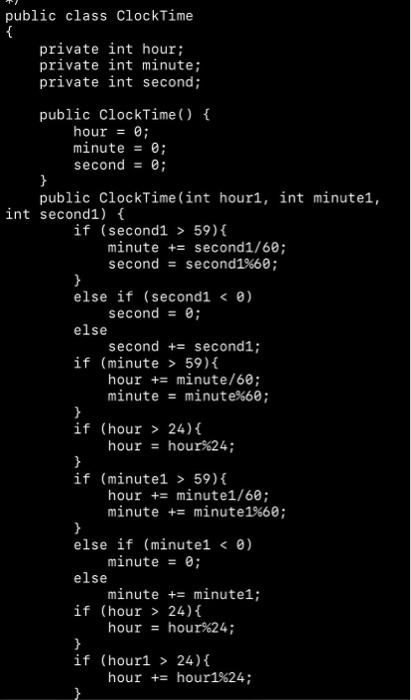 Solved Objective: Complete and test an instantiable Java | Chegg.com