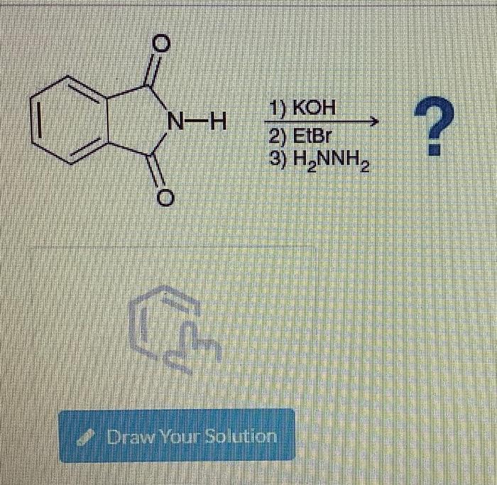 Solved 1) Excess MeI 2) Ag2O,H2O, heat1) KOH 2) EtBr 3) | Chegg.com