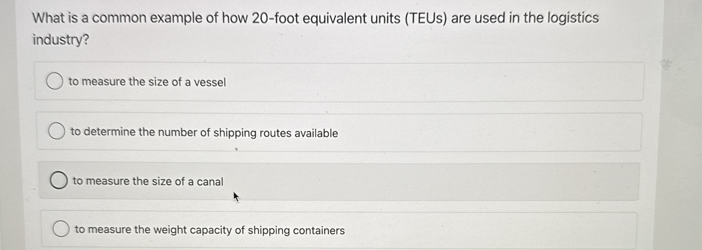 Solved What is a common example of how 20-foot equivalent | Chegg.com