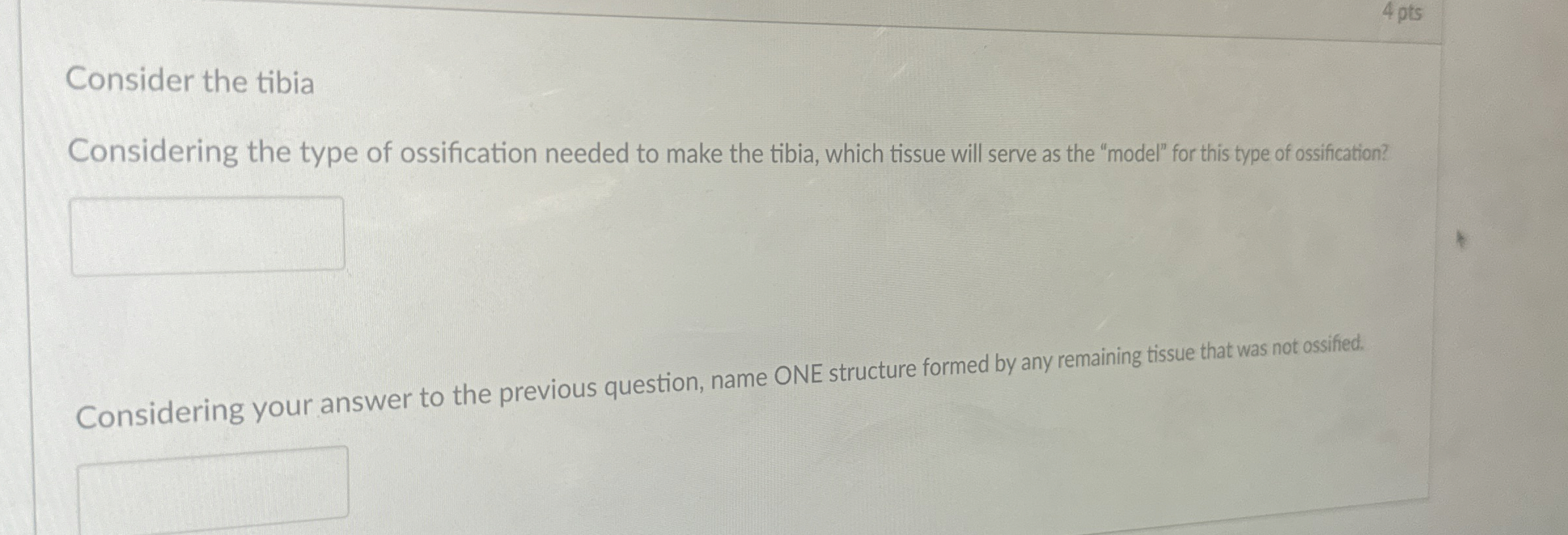 Solved Consider the tibiaConsidering the type of | Chegg.com