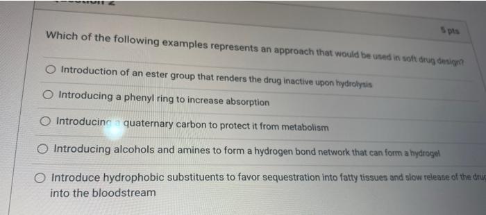 Solved 5pts Which of the following examples represents an | Chegg.com