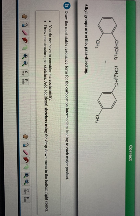 Solved Correct CH(CH3)2 (CH3)2HC. CH3 CH3 Alkyl groups are | Chegg.com