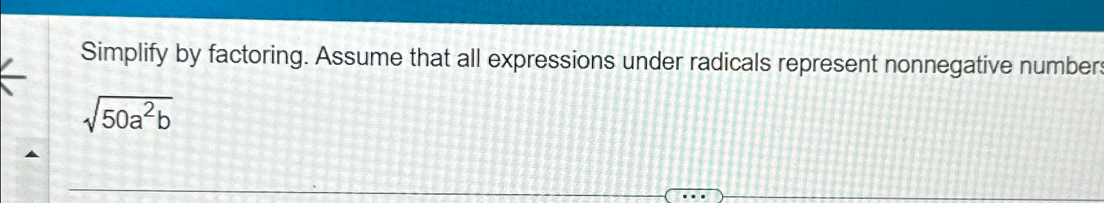 Solved Simplify by factoring. Assume that all expressions | Chegg.com