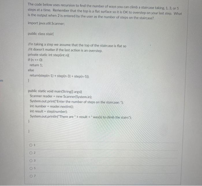 Solved The code below uses recursion to find the number of | Chegg.com