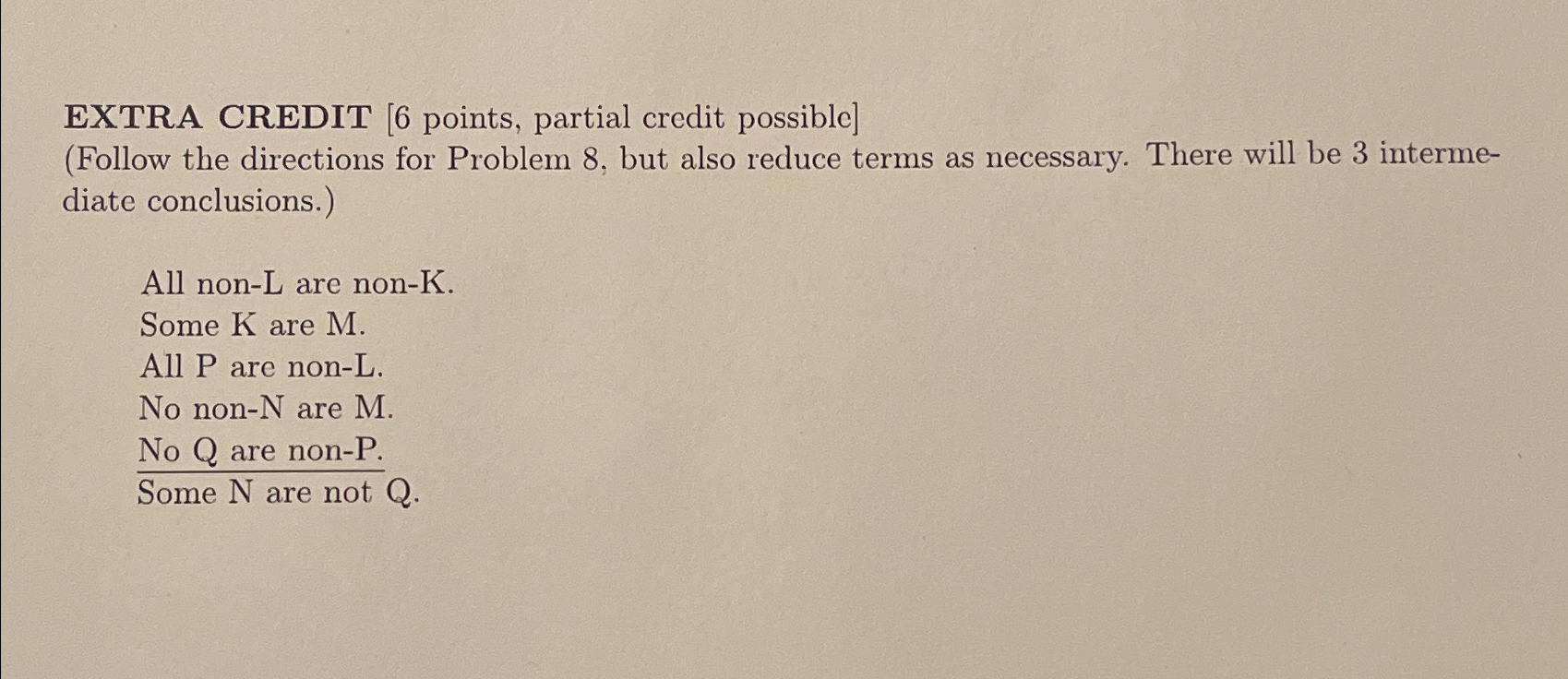 EXTRA CREDIT [6 ﻿points, partial credit | Chegg.com