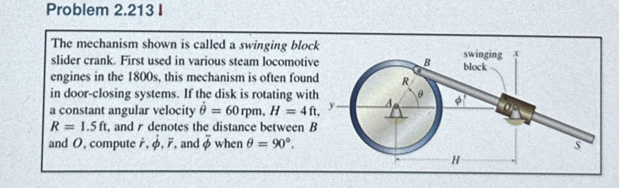 Problem 2.213IThe mechanism shown is called a | Chegg.com