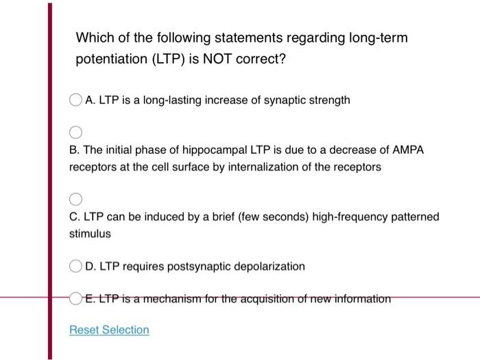 Solved Which of the following statements regarding long-term | Chegg.com