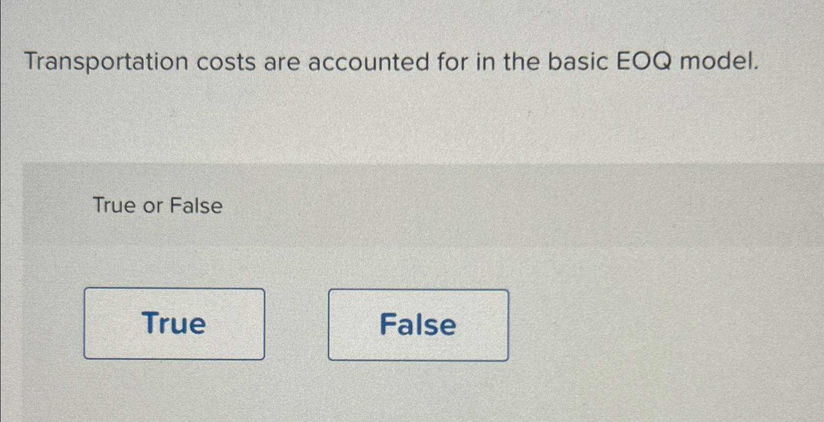 Solved Transportation costs are accounted for in the basic | Chegg.com