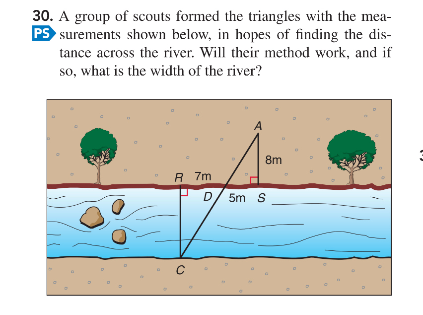 Solved A group of scouts formed the triangles with the meaPS | Chegg.com