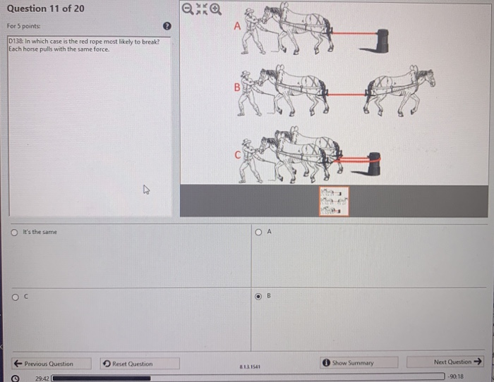 Solved Question 11 of 20 Qka For 5 points D138In which case | Chegg.com