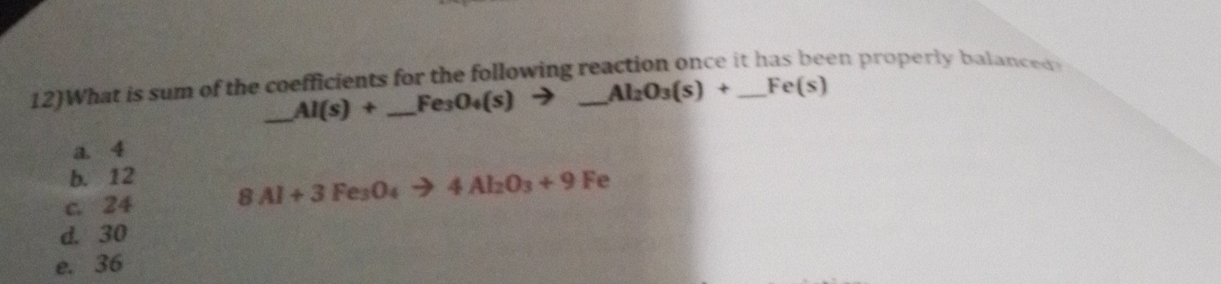 Solved What is sum of the coefficients for the following | Chegg.com