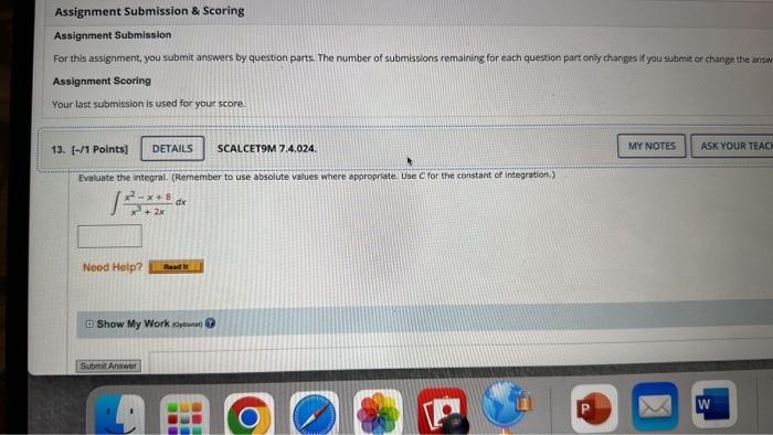 Solved Assignment Submission For this assignment, you submit | Chegg.com