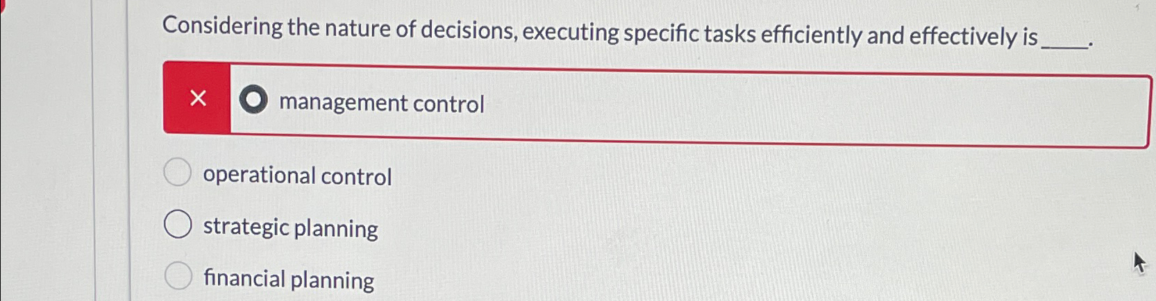 Solved Considering the nature of decisions, executing | Chegg.com