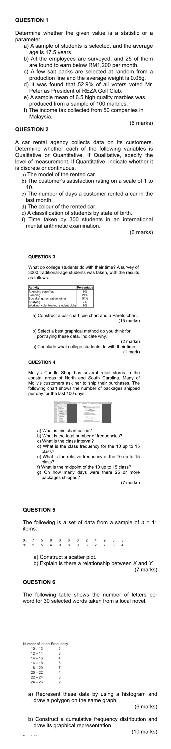 Solved QUESTION 1Determine whether the given value is a | Chegg.com