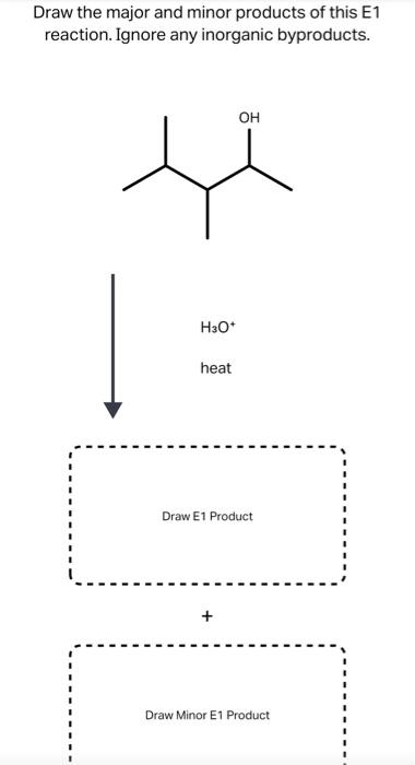 Solved Draw the major product of the substitution reaction | Chegg.com