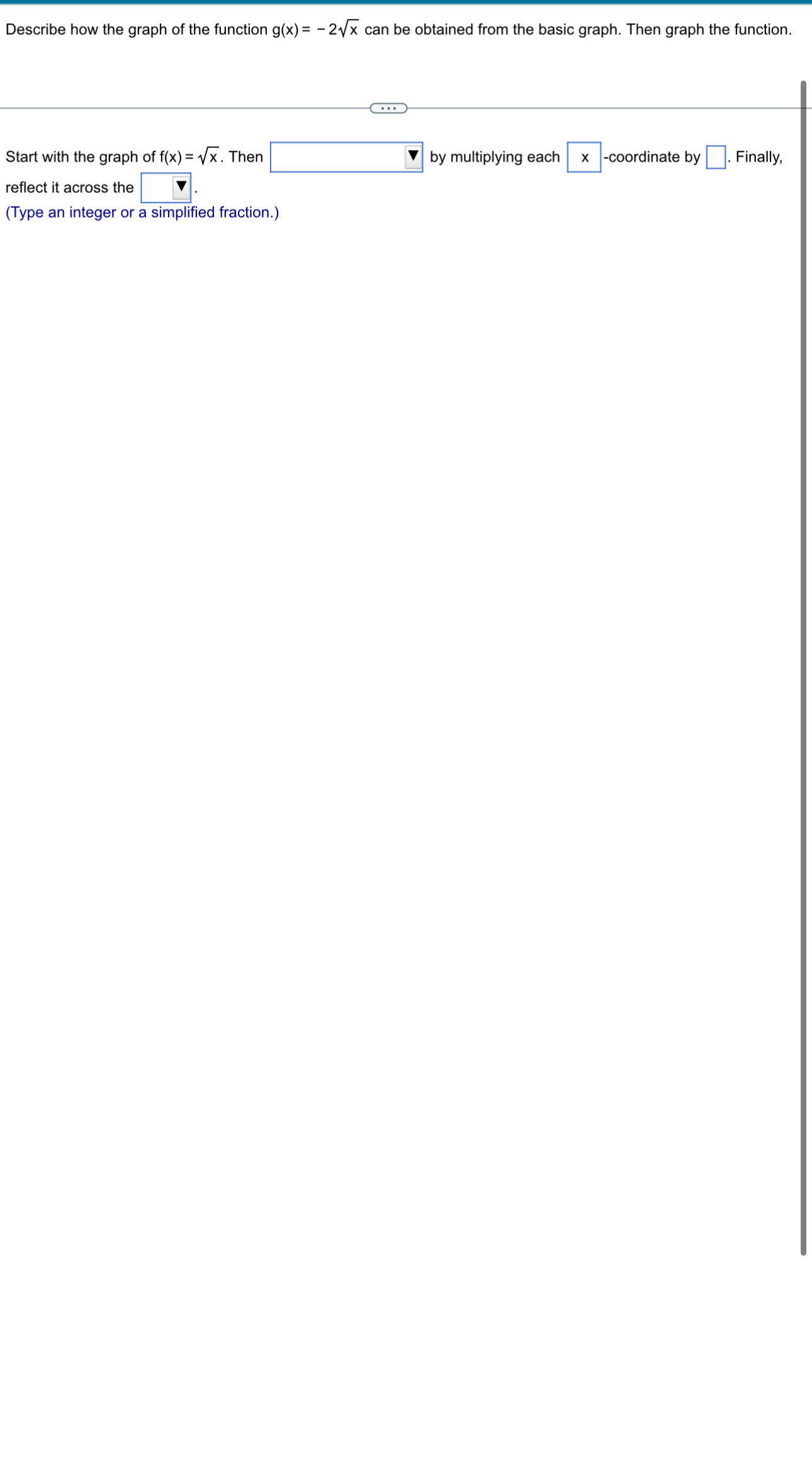 Solved Describe how the graph of the function g(x)=-2x2 ﻿can | Chegg.com