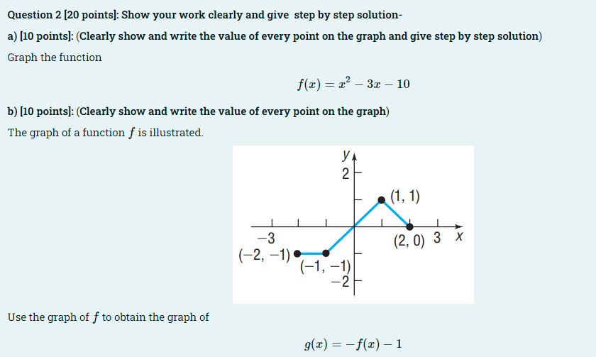 b) [10 ﻿points]: (Clearly show and write the value of | Chegg.com