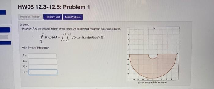Solved HW08 12.3-12.5: Problem 1 Previous Problem Problem | Chegg.com