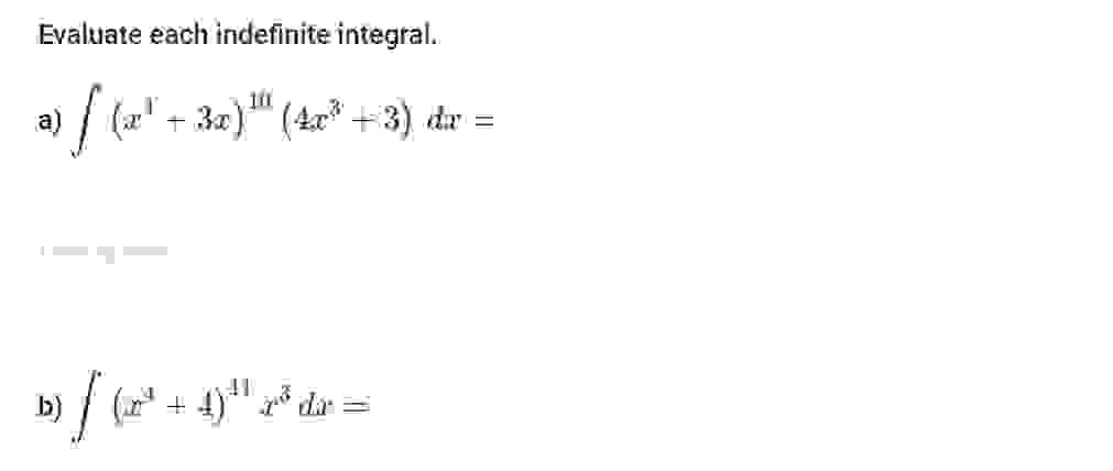 Solved Evaluate each indefinite | Chegg.com
