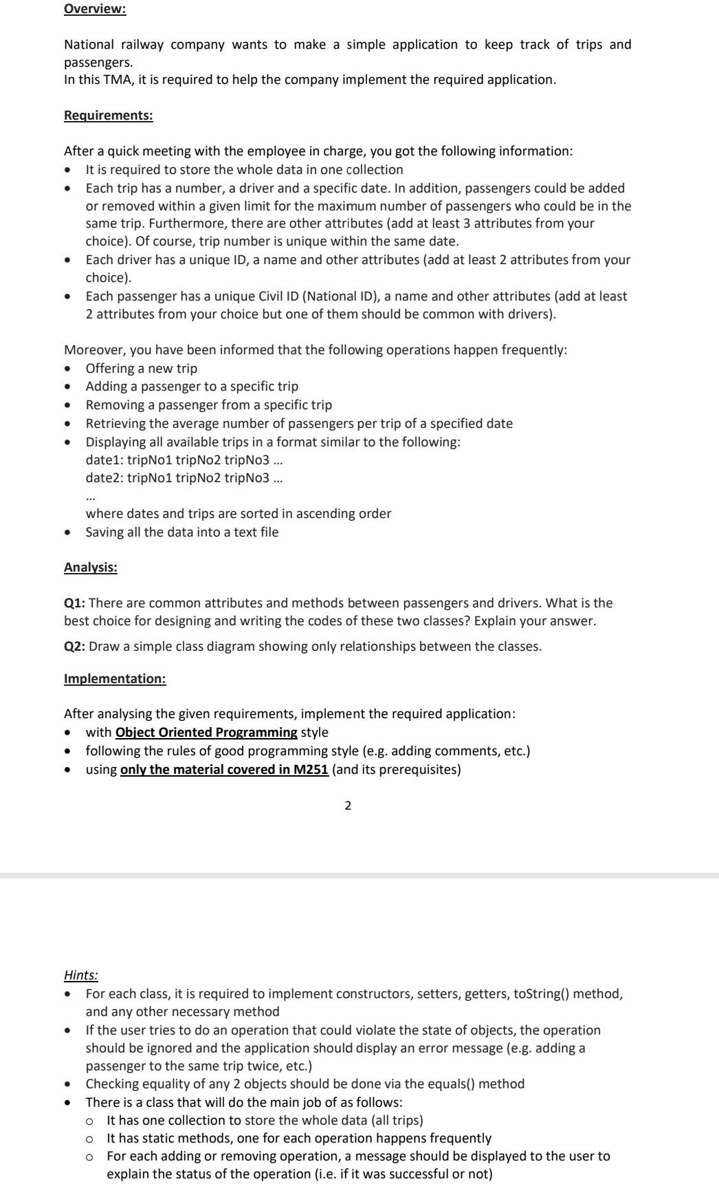 Solved please do it in IntelliJ don't copy from any of the | Chegg.com