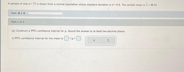 Solved please use TSI-84 plus graphing caculator! part 2 | Chegg.com